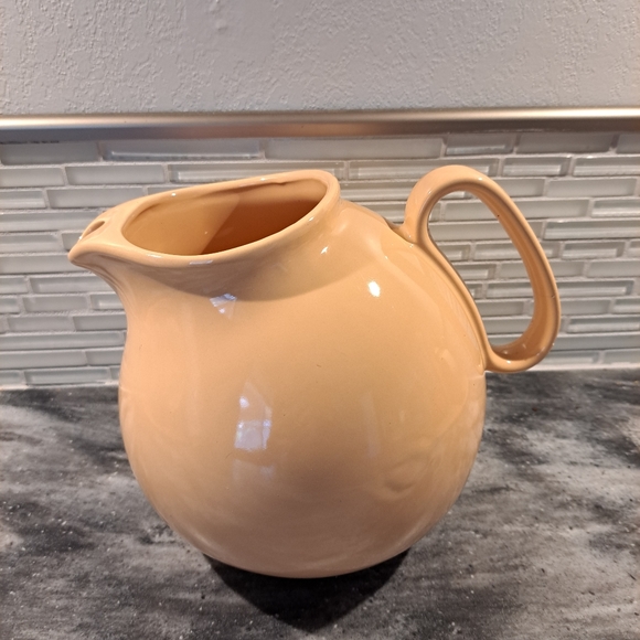 Dining | Vtg Waechtersbach Ceramic Ball Water Pitcher Peach West ...